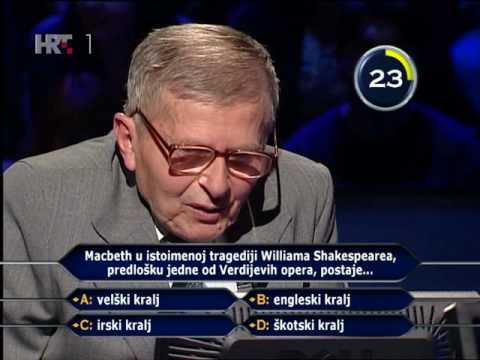 Milijunaš: joker Josip Matković [smiješno do suza] - YouTube