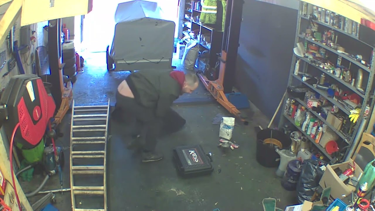 Man Misusing Ladder Takes a Tumble || ViralHog - YouTube