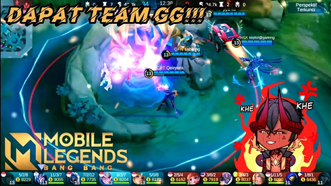 COBA PAKAI DYROT,,TEAM GG!!mobile legends bang bang indonesia - YouTube