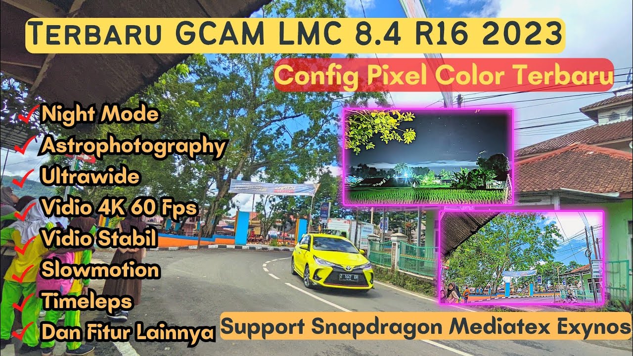 Gcam LMC R16 Terbaru Config Terbaik Siang Dan malam || Gcam Terbaru ...