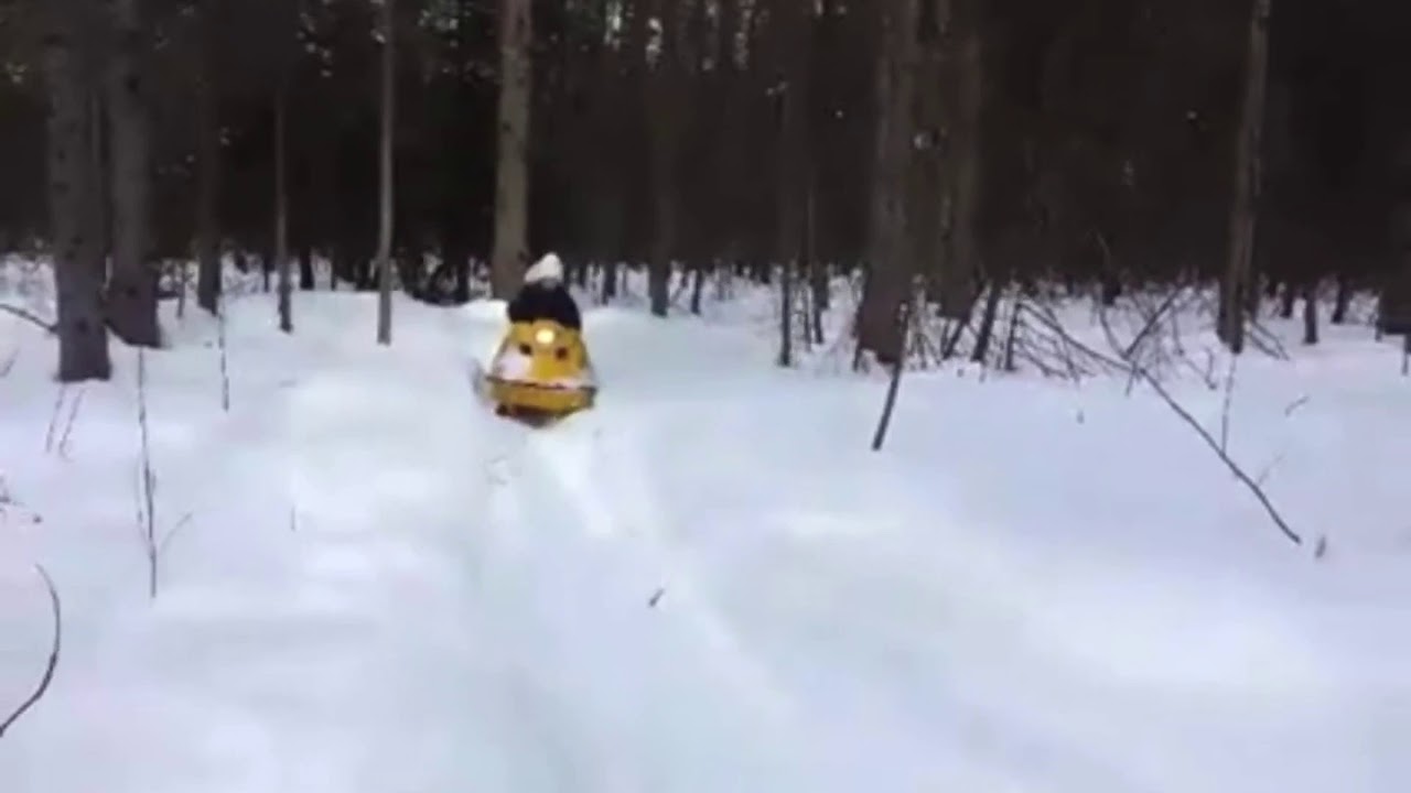 My skidoo somovex chimo 1970 (This video is record in 2014) - YouTube