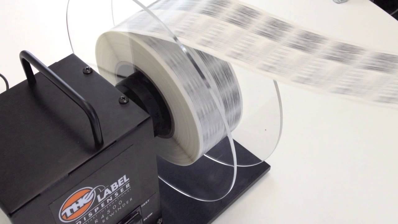 LR4500 Label Rewinder - YouTube