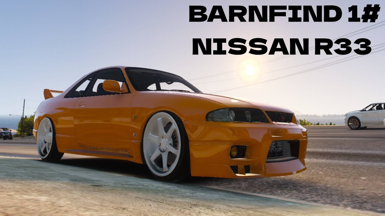 BARN FIND NISSAN GTR R33 | FIVEM CODE 9-4 | LOGITECH G29 WHEEL!! - YouTube
