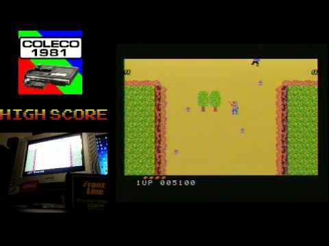 Colecovision - Front Line - 10,700 - YouTube