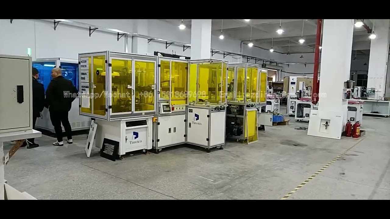 Di Long customized fully automatic rotary screen printing machine - YouTube