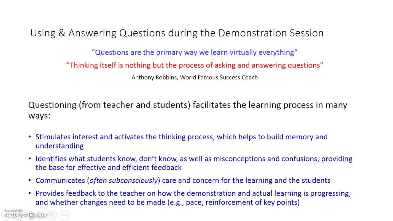 Questioning - YouTube