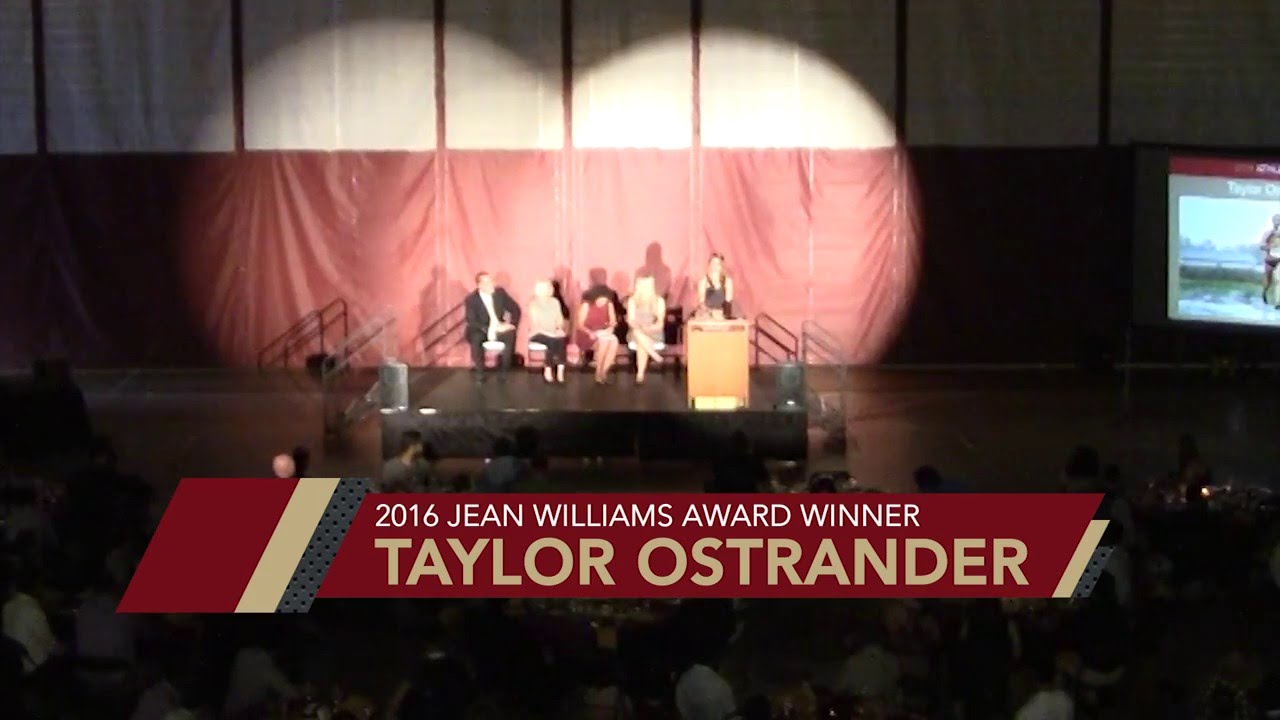 Taylor Ostrander, 2016 Jean Williams Award Winner - YouTube