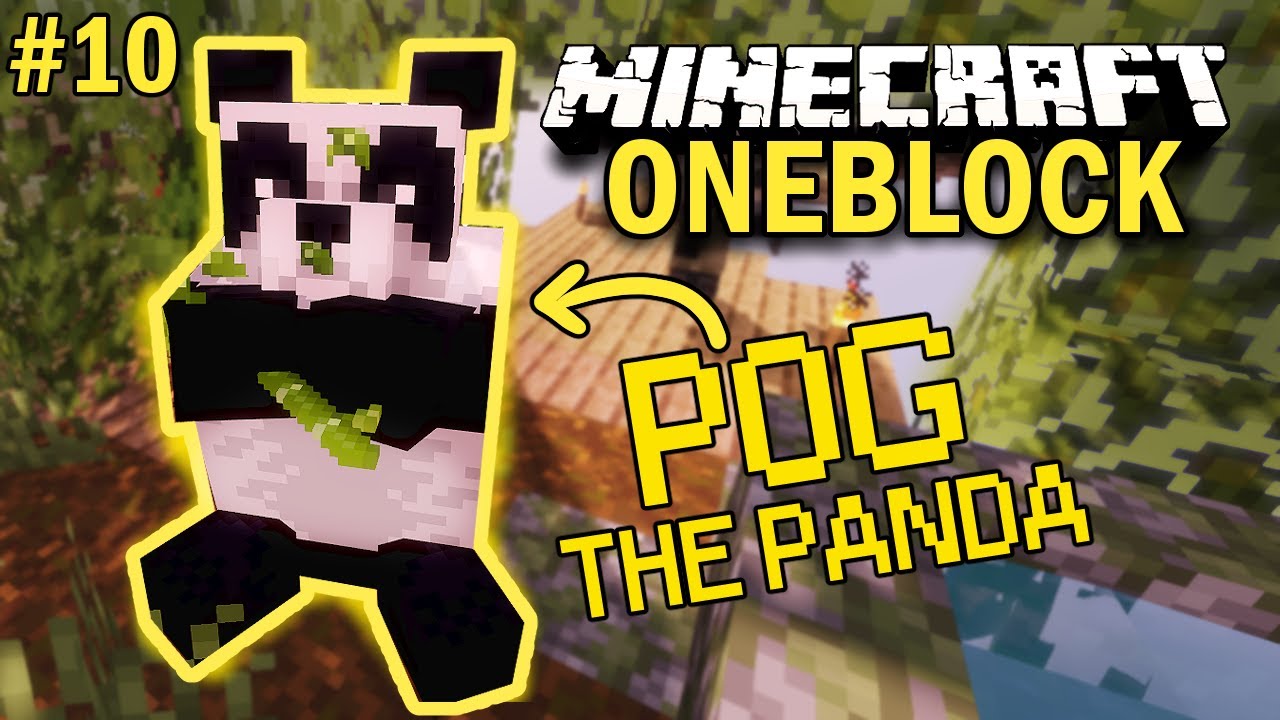 Pog the Panda! - OneBlock #10 - YouTube