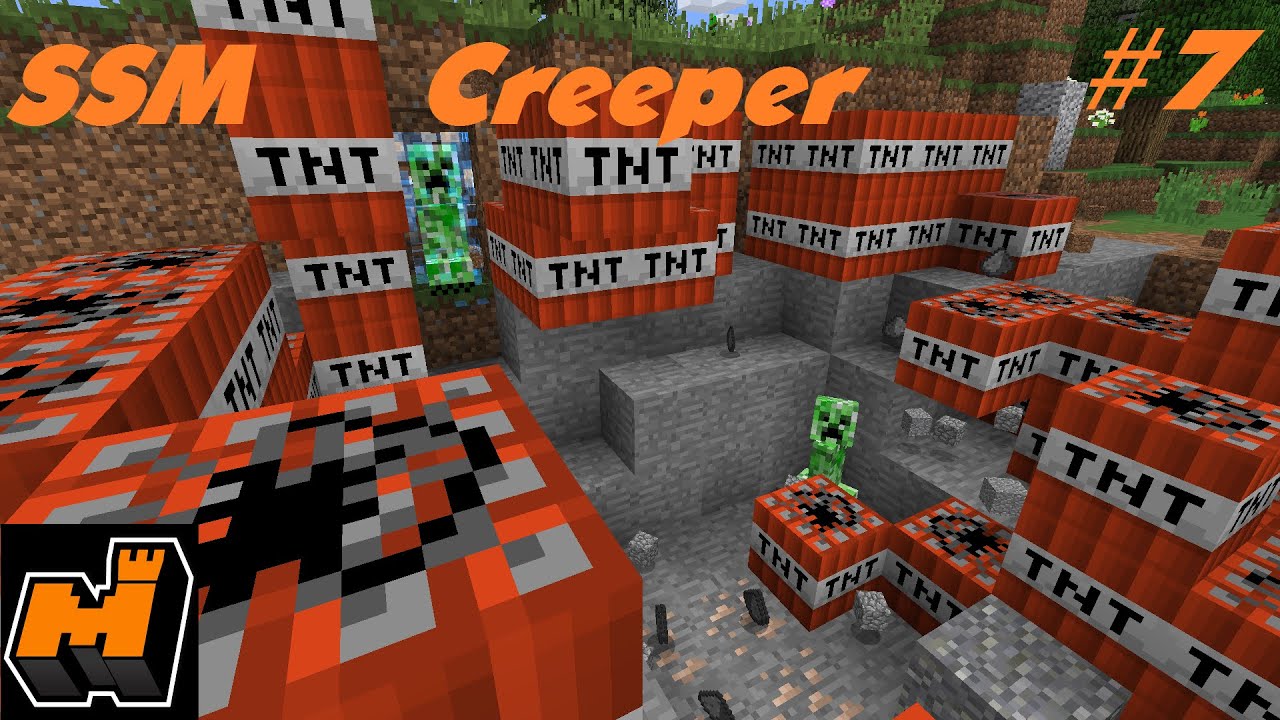 Super Smash Mobs Ep 7 Creeper Minecraft - YouTube