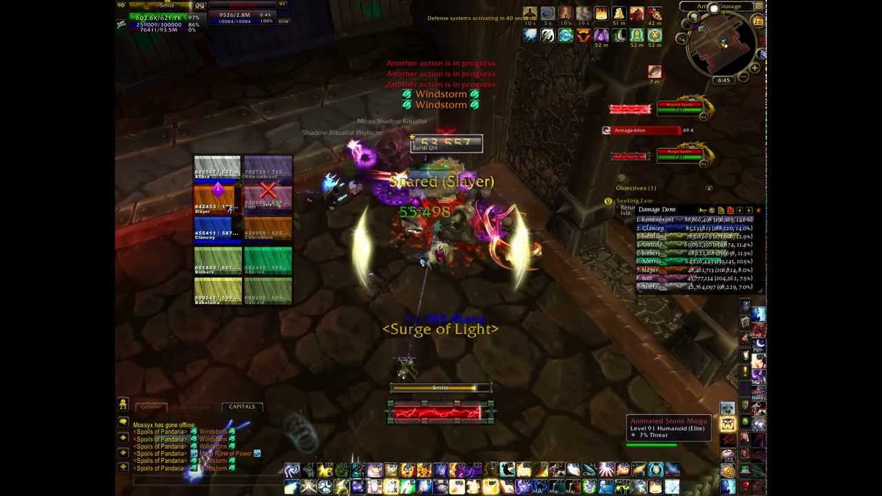 Nefarious BWR - Spoils of Pandaria 10 Normal (Priest PoV) - YouTube