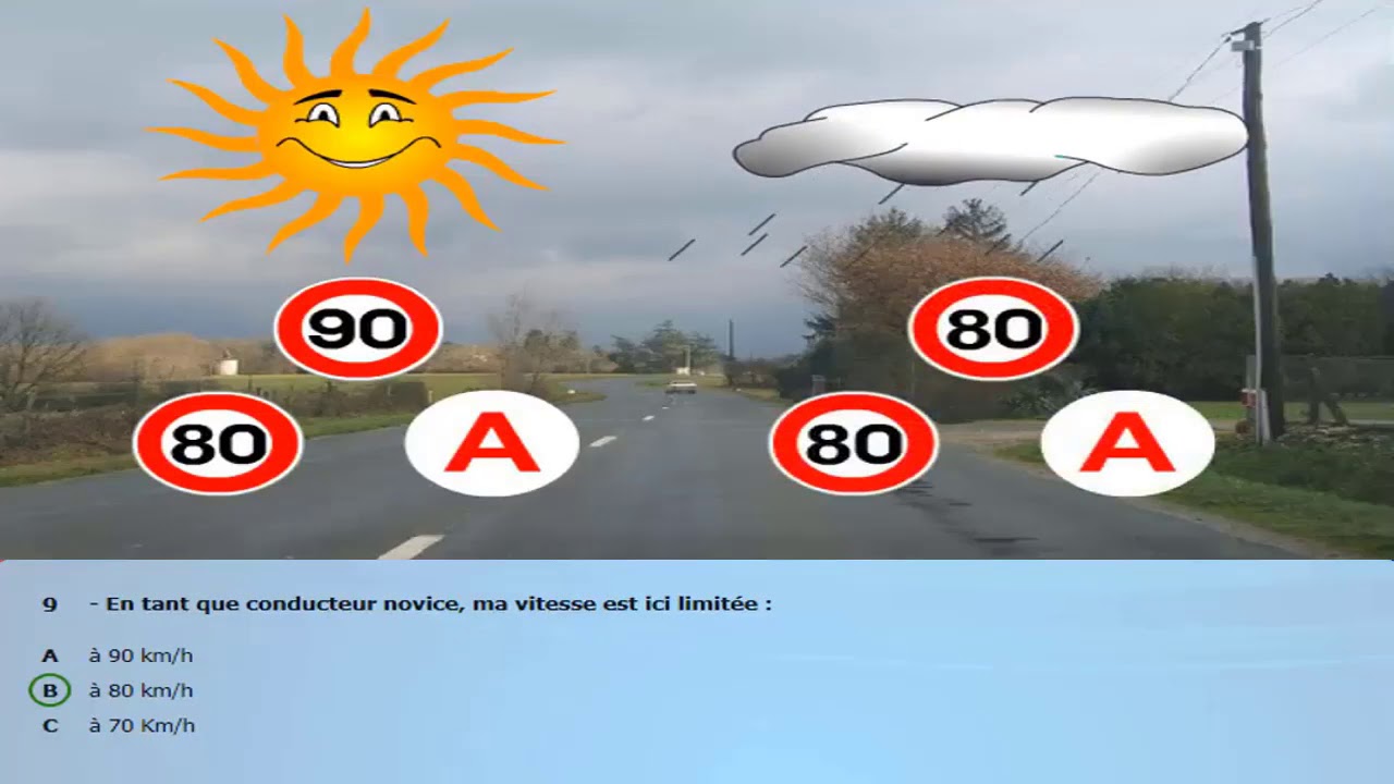 Tout les nouveaux 20 question de😘 examen😍 2019 du code de la route ...