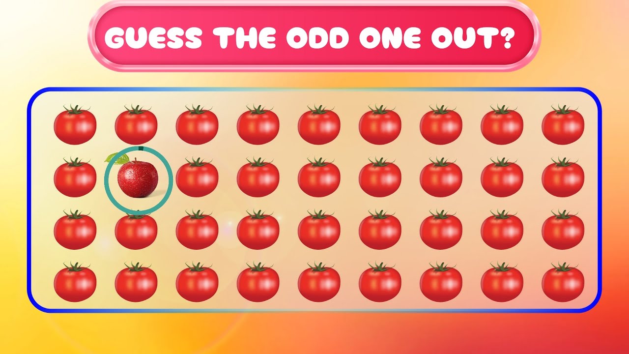 GUESS THE ODD ONE OUT?🤔 EASY LEVEL #KIDS FUN GAME #FUN 2 LEARN 📚 ️ ...