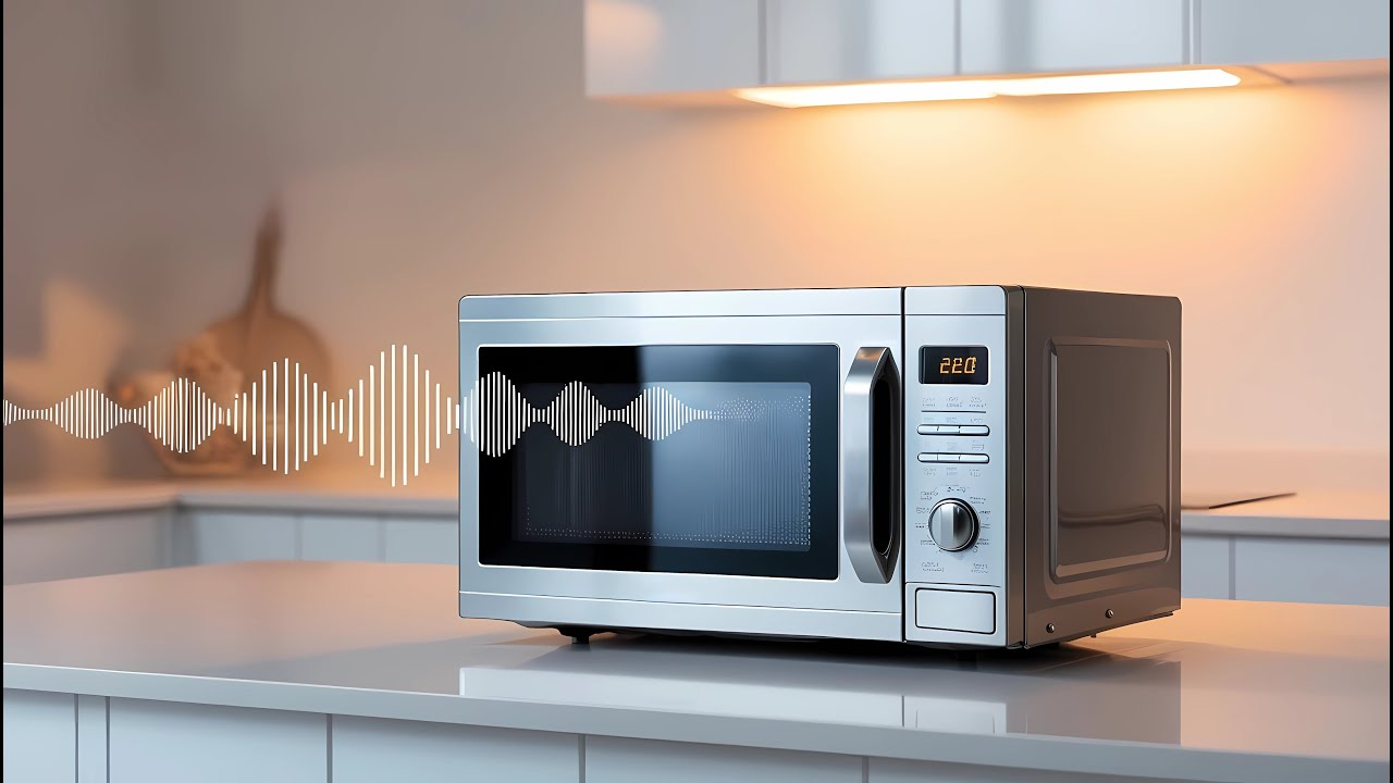 Microwave Oven Sound – Gentle Hum for Relaxation and Productivity - YouTube