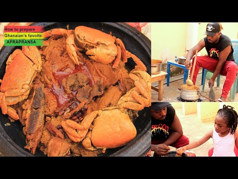 How to prepare Authentic Aprapransa/Akplidzii with Palmnut Soup Recipe ...