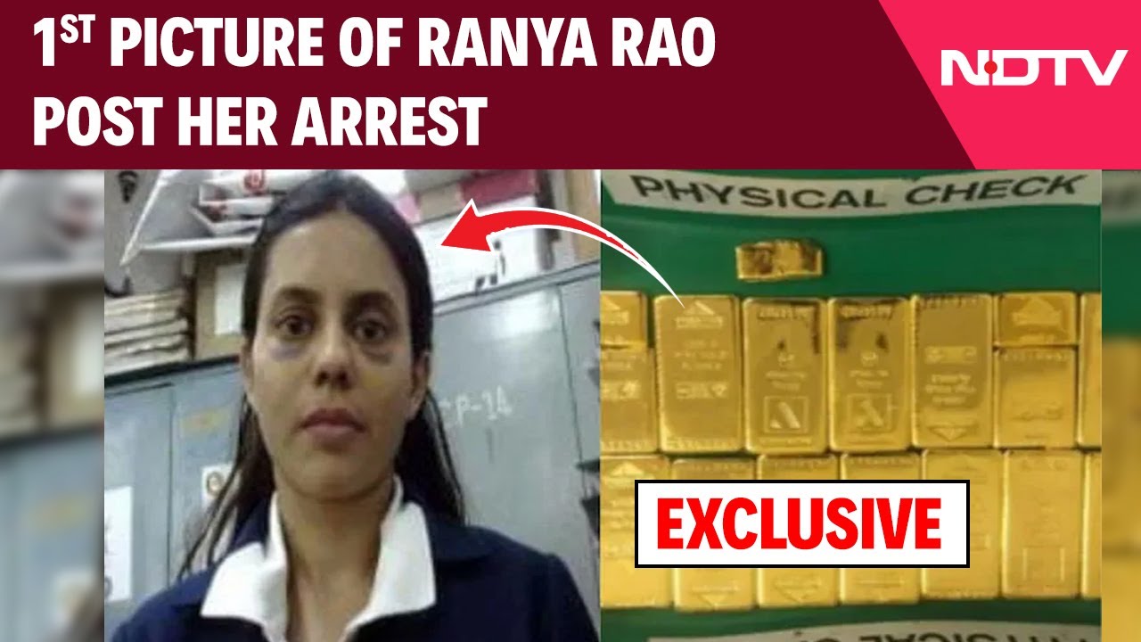 Ranya Rao News | Picture Of Ranya In DRI Custody Post Her Arrest Under ...