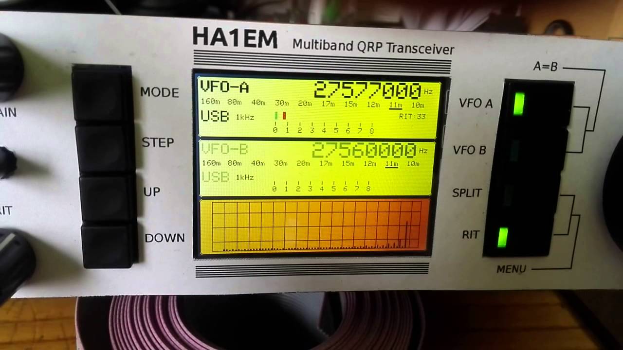 My multiband hf transceiver. Here use 11m cb band - YouTube