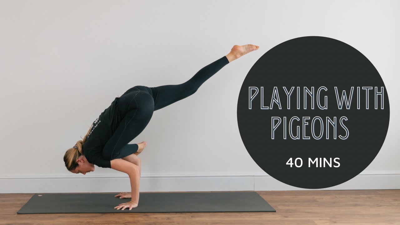 40 Minute Awakening Yoga Vinyasa | Pigeon Pose Variations | Figure Of ...