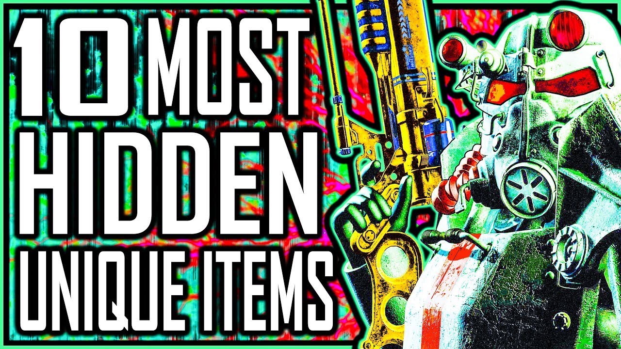 Fallout 3 - 10 Most HIDDEN Unique Items - YouTube