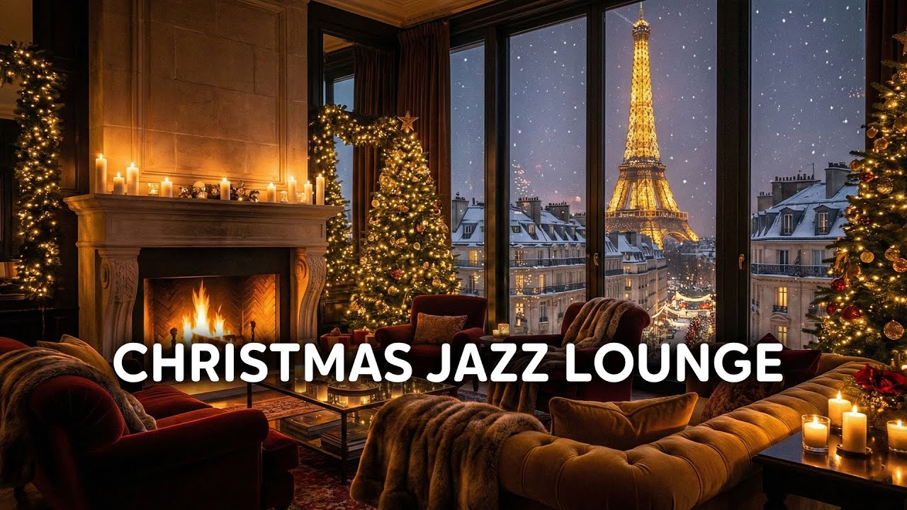 WINTER JAZZ CAFE 🎄☕ SMOOTH CHRISTMAS LOUNGE BACKGROUND MUSIC - YouTube