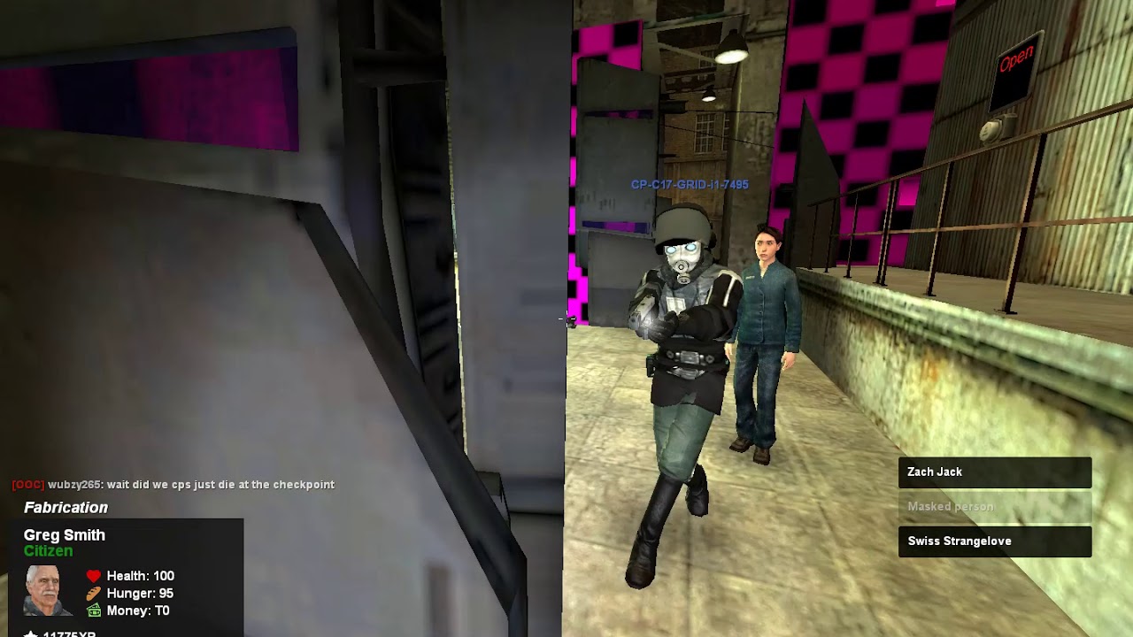 Chasing down a grid with an axe militia - YouTube