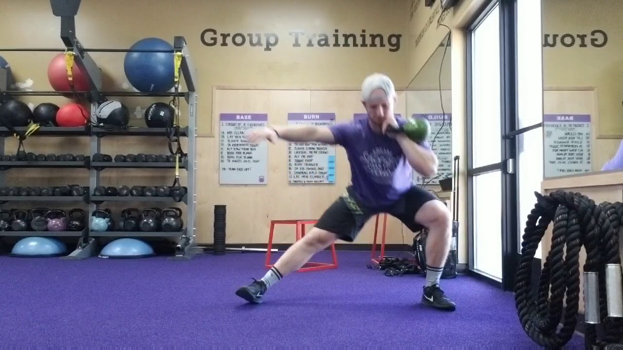 Kettlebell (KB) Clean To Side Lunge - YouTube