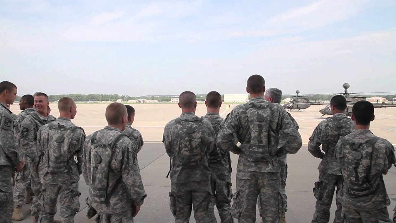 St. John's Cadets Visit Ft. Riley (Big Red 1) - YouTube