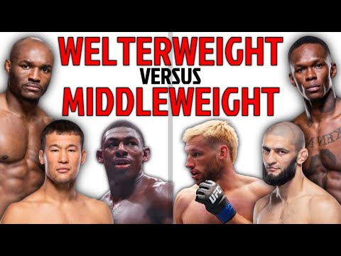 Every Ranked UFC Welterweight vs Middleweight Matchup - Who Wins? - YouTube