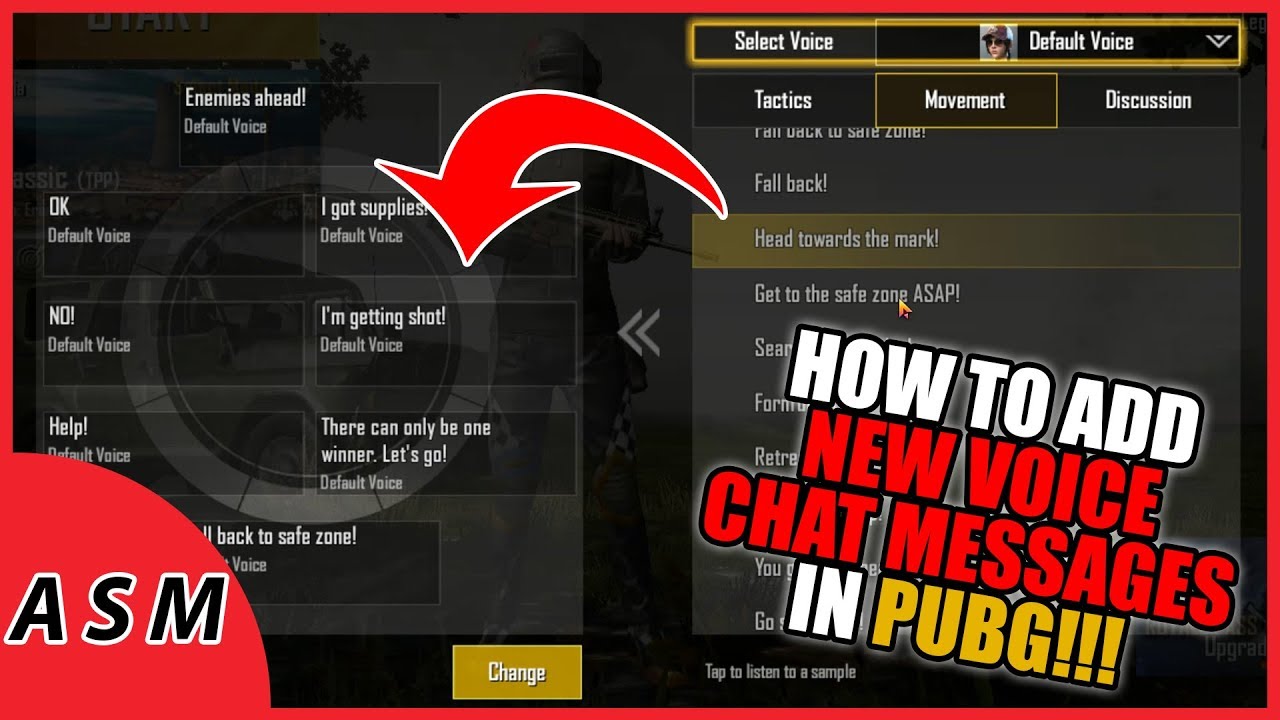 How To Add New Voice Chat Messages In PUBG Mobile - PUBG Tips and ...