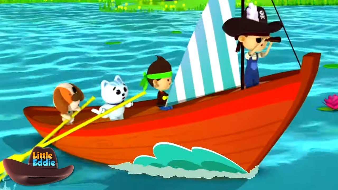 Row Row Row Your Boat, Nursery Rhymes and Cartoon Videos for Kids - YouTube