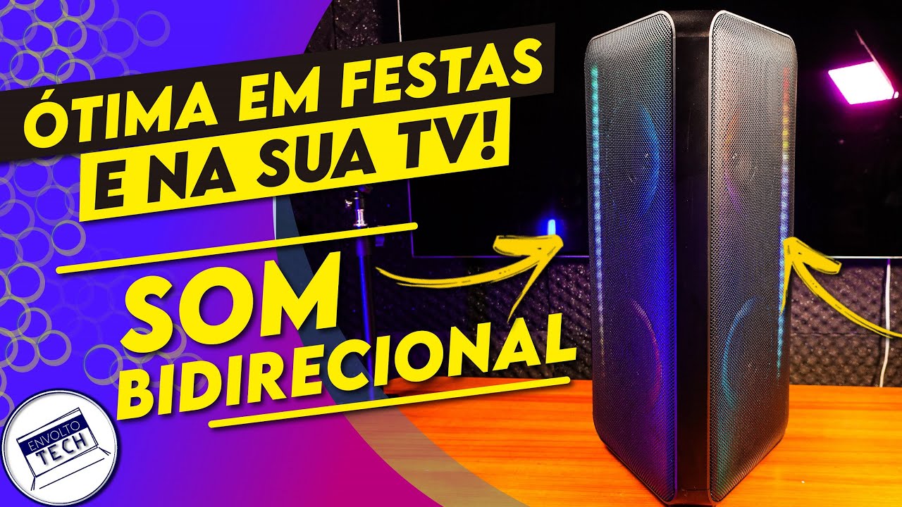 Uma caixa de som muito VERSATIL e TECNOLOGICA! Samsung SOUND TOWER MX ...