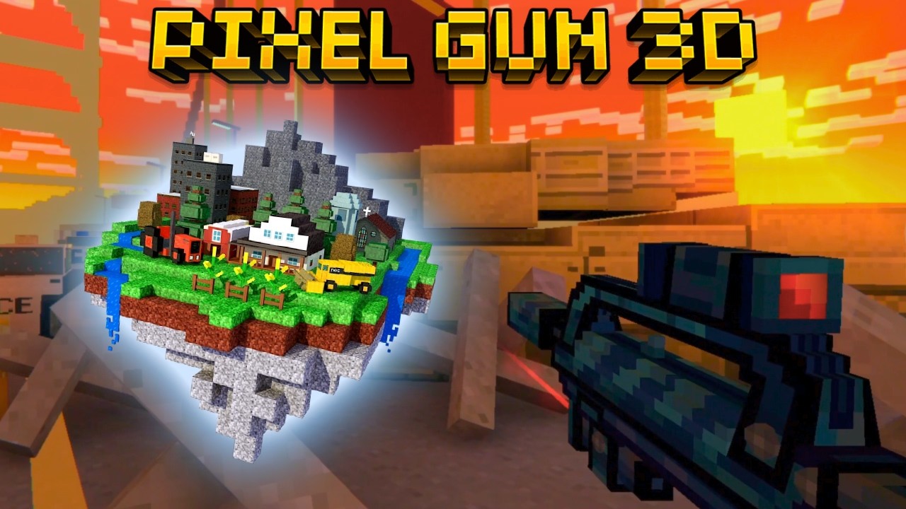 Pixel Gun 3D: PC Edition - Campaign Pixelated World All Levels on Hard ...