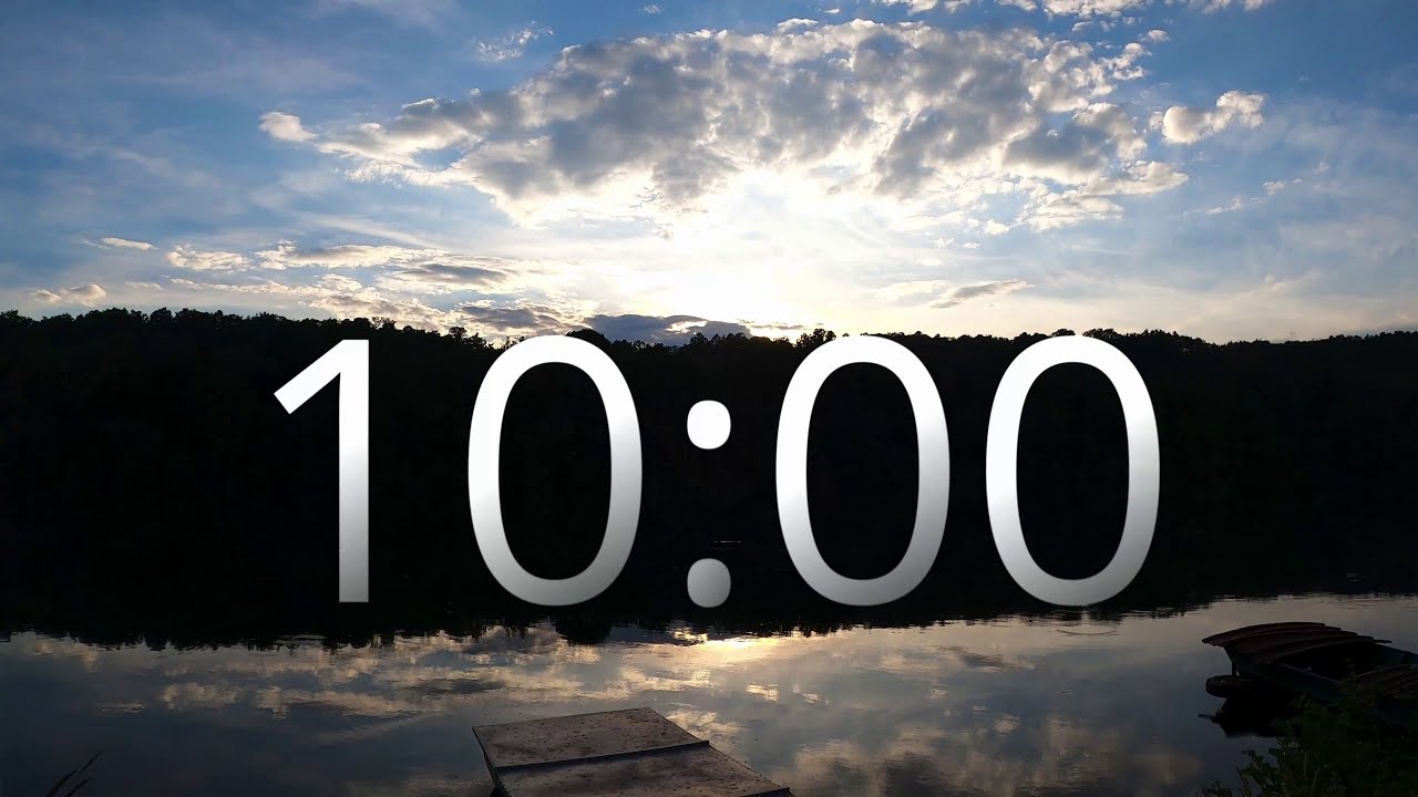 10 Minute Timer - Calming Acoustic Guitar - YouTube