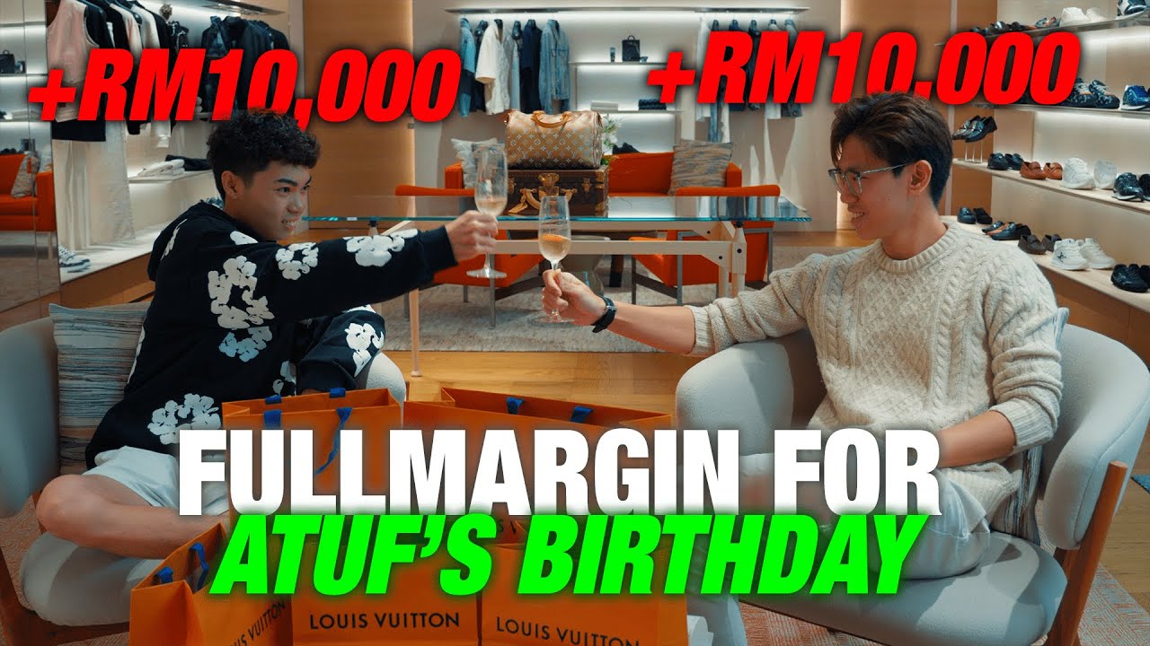10K at LOUIS VUITTON | I Buys Atuf 3rd Gift KAW KAW! - YouTube