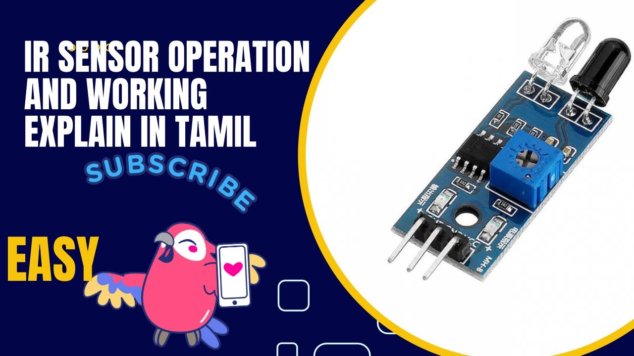 IR sensor operation and working explain in tamil - YouTube