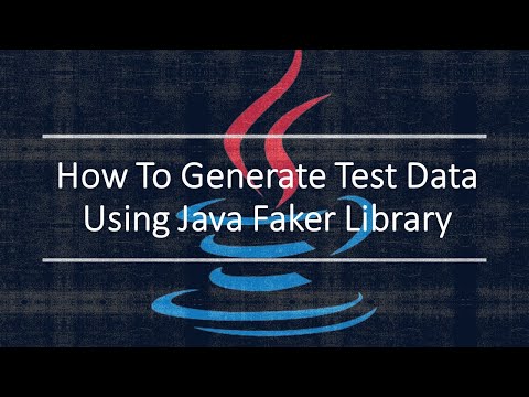 How To Generate Test Data Using Java Faker Library | Java Faker API