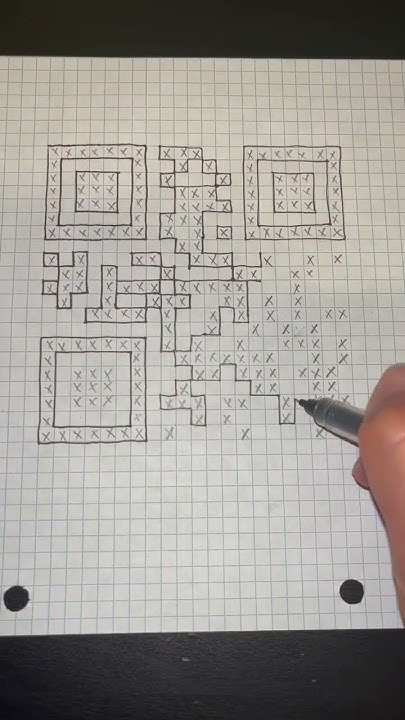 QR code drawing ️ #fun #drawing - YouTube