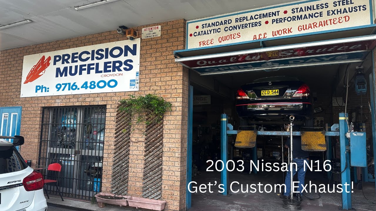 My 2003 Nissan N16 Get's A Custom Exhaust Setup! Sounds Insane! - YouTube