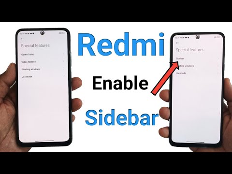 How to enable sidebar any Xiaomi/Redmi | sidebar scroll left and right ...