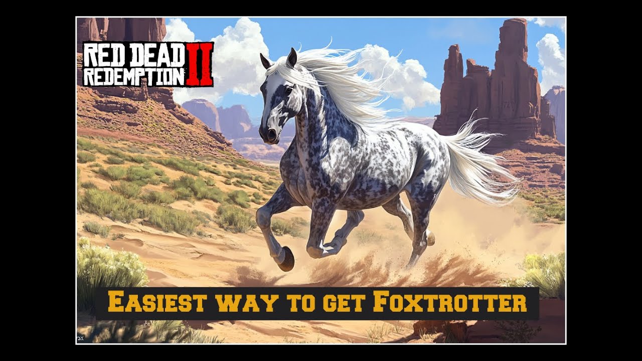 How To Get The Missouri Fox Trotter Super Fast In RDR2! - YouTube