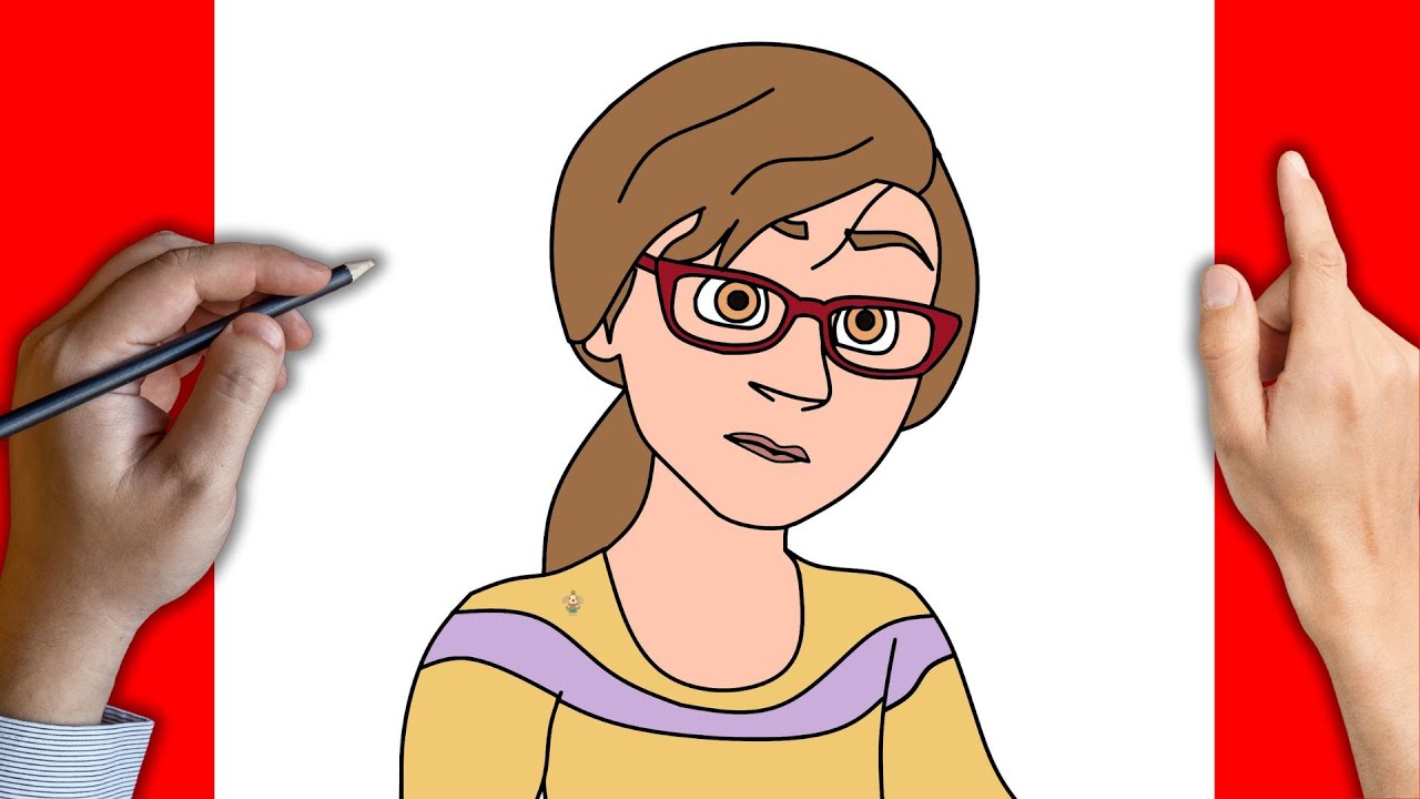 How to draw Riley's mom / Jill Andersen | Inside Out 2 | Step by Step ...