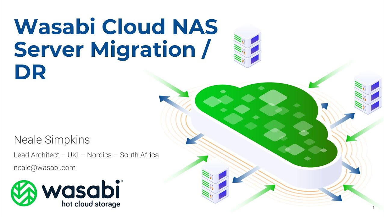 Wasabi Cloud NAS DR - YouTube