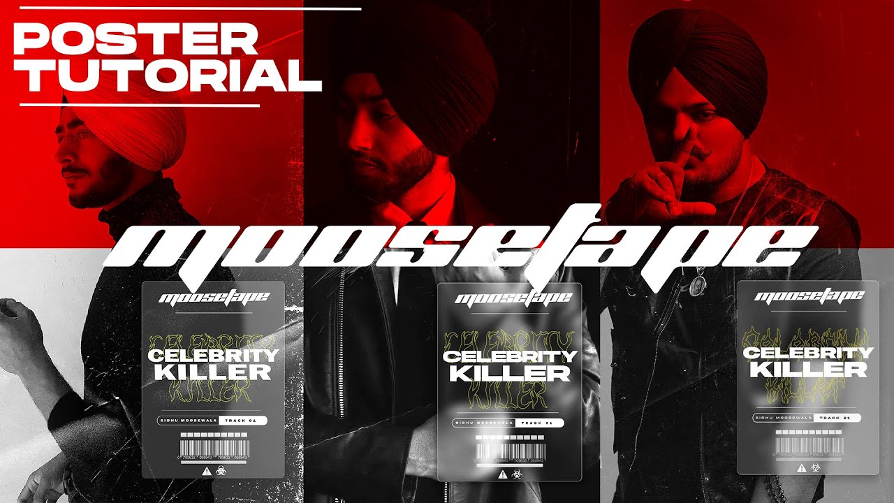 moose tape poster design tutorial | how to make moose tape poster ...