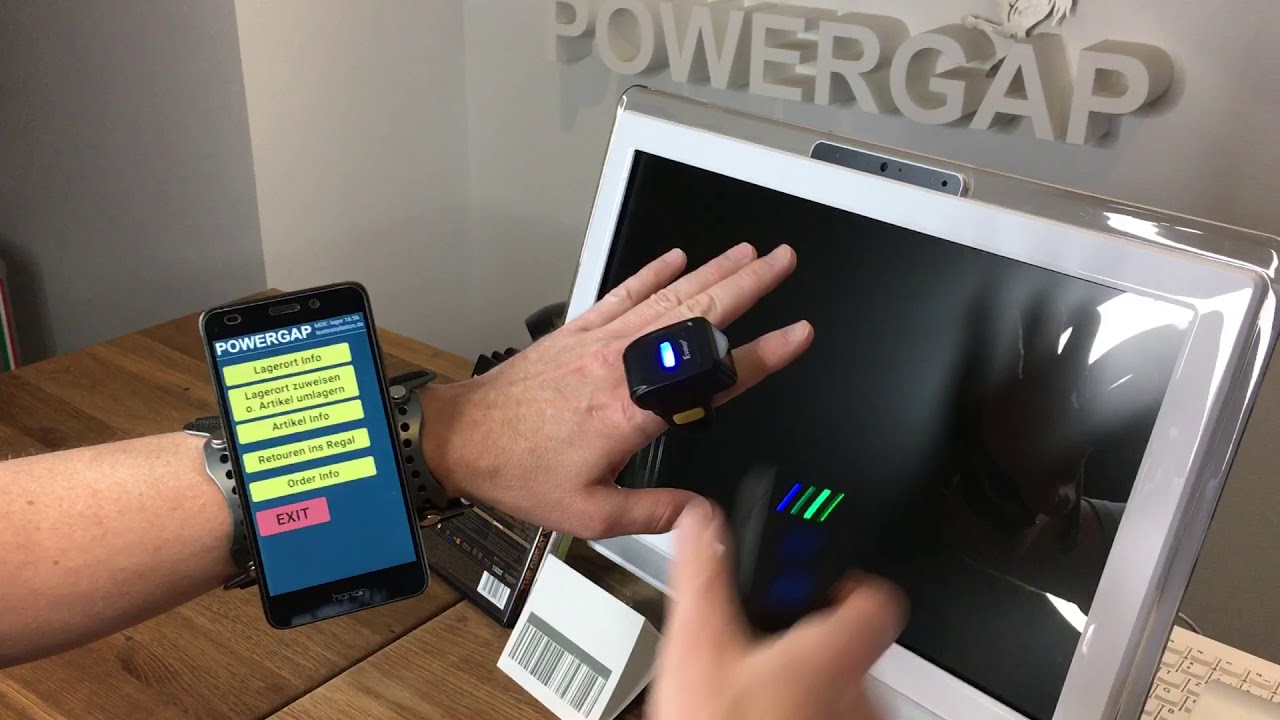 POWERGAP MDE, der Hardwaretest eines Ring-Scanners - YouTube