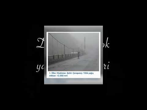 Dünyanın en çok yağış alan 10 yeri