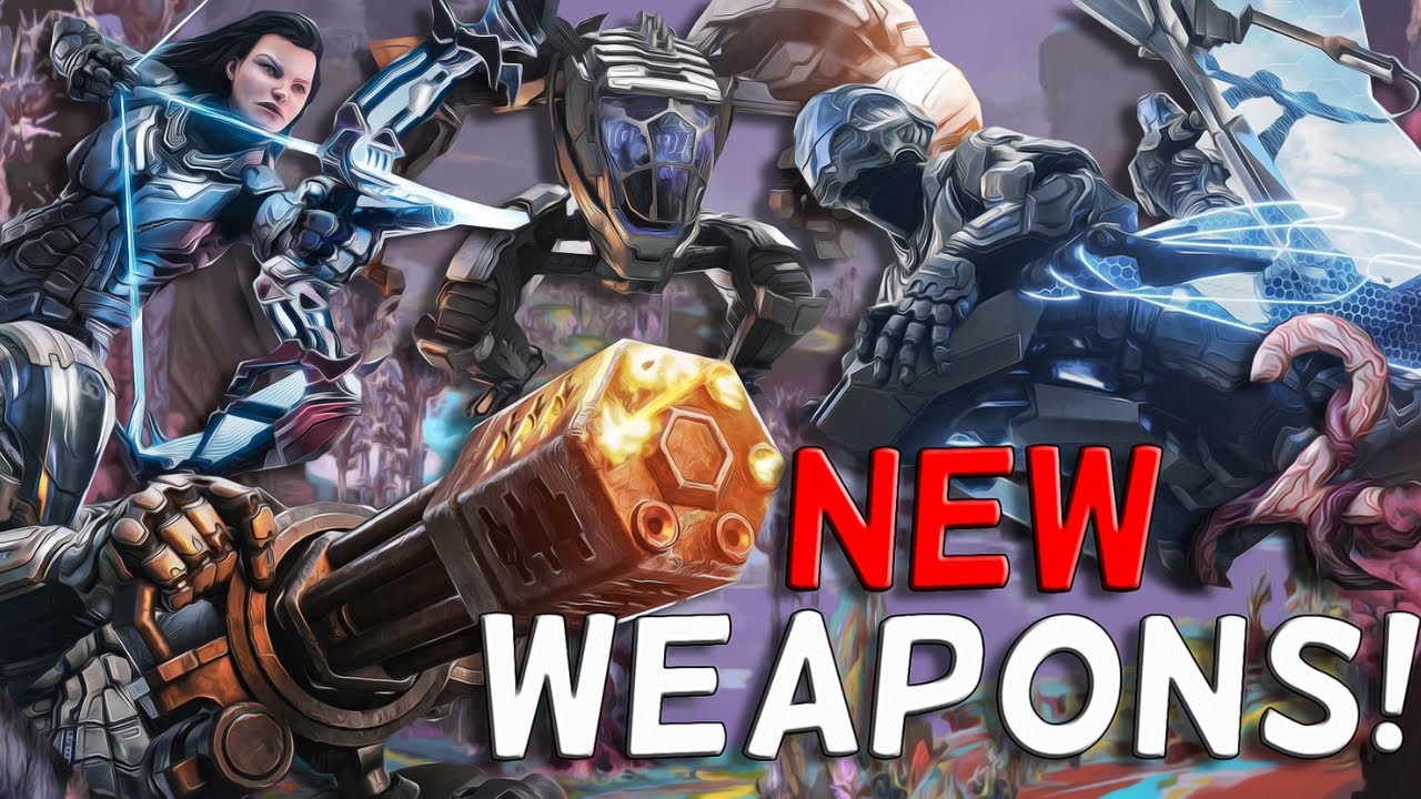 All The NEW WEAPONS In GENESIS 2! ARK - YouTube