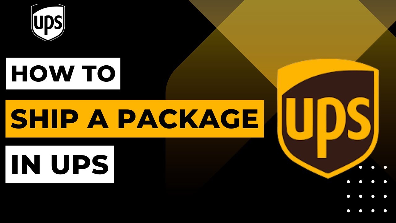 How To Ship a Package on UPS | 2023 - YouTube