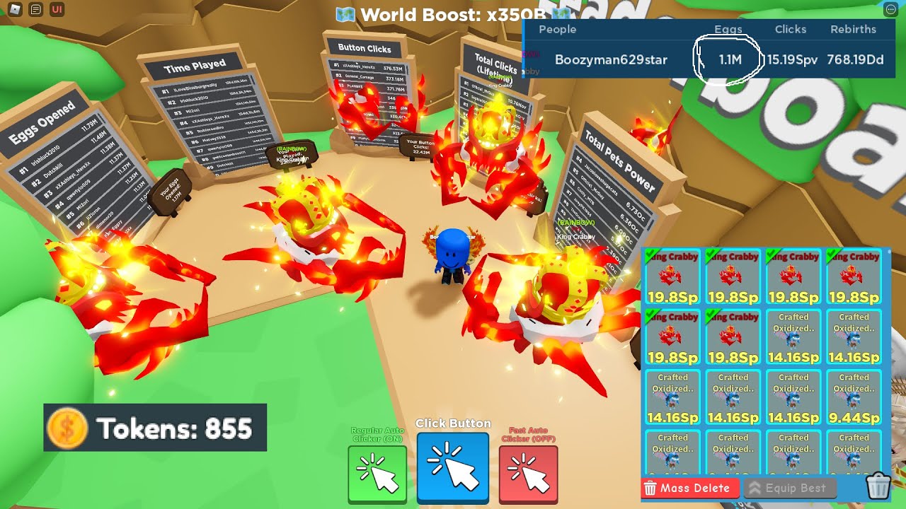 I Hatched 1 MILLION EGGS IN CLICKER SIMULATOR! (Roblox) - YouTube