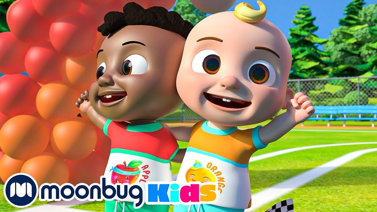 Field Day Song | Cocomelon | Moonbug Kids Fun KARAOKE Time | Learn ...