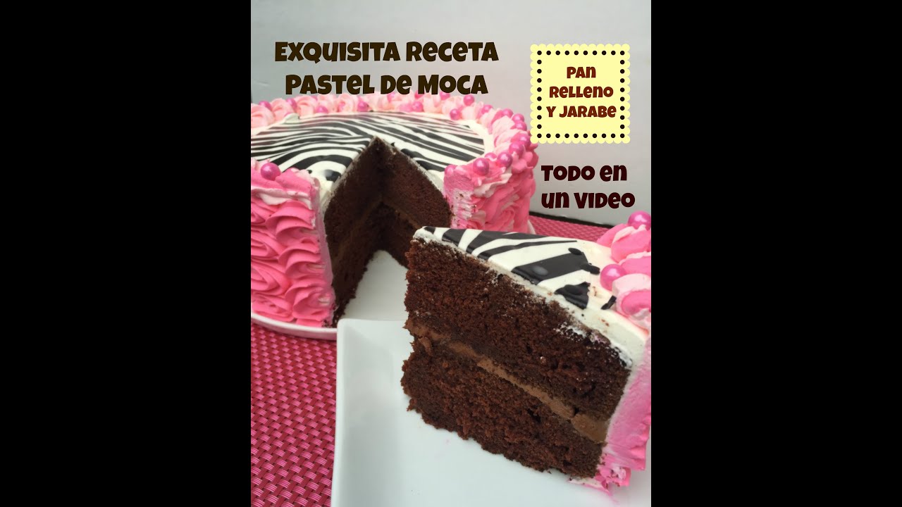 Exquisita Receta Pastel De Moca Casero!! - Madelin's Cakes - YouTube