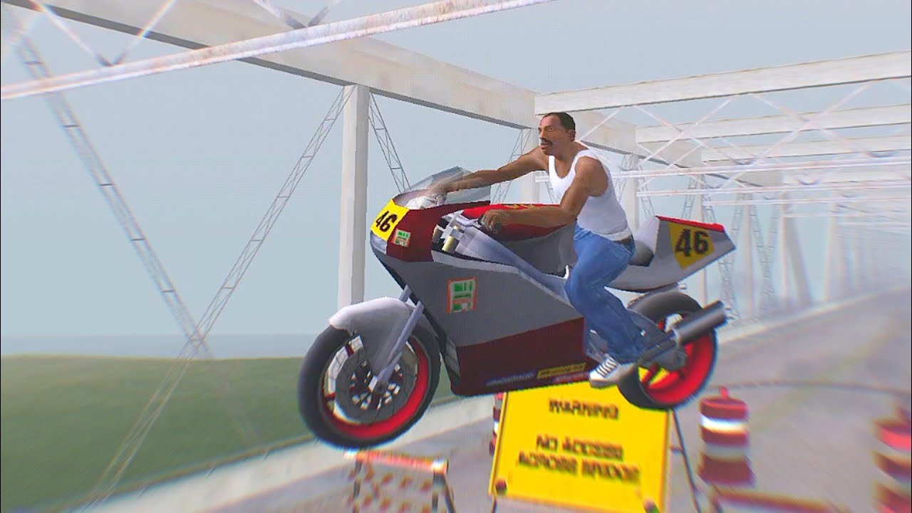 GTA SAN ANDREAS CJ BIKE#gtasanandreas - YouTube